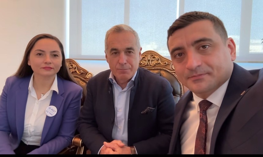 (VIDEO) Georgescu, prima apariţie: Mergem înainte!