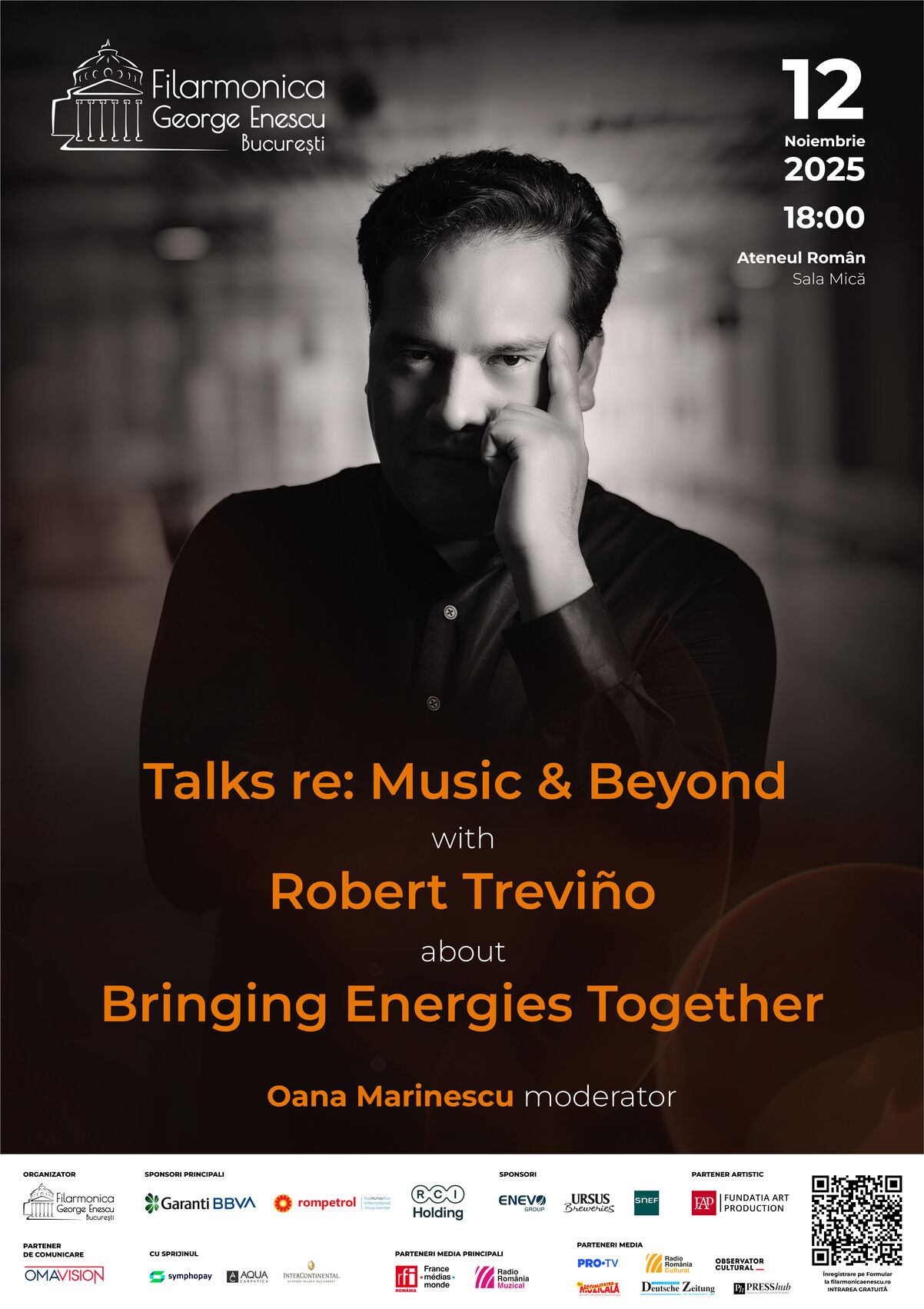 Robert Treviño, pentru prima dată la Filarmonica George Enescu